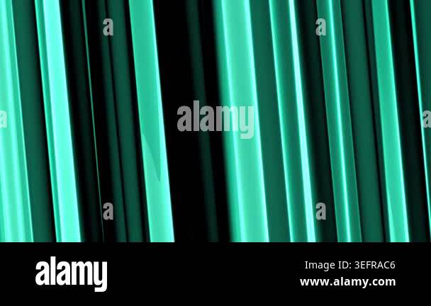 A mesmerizing loop of vibrant green light streaks against a dark ...