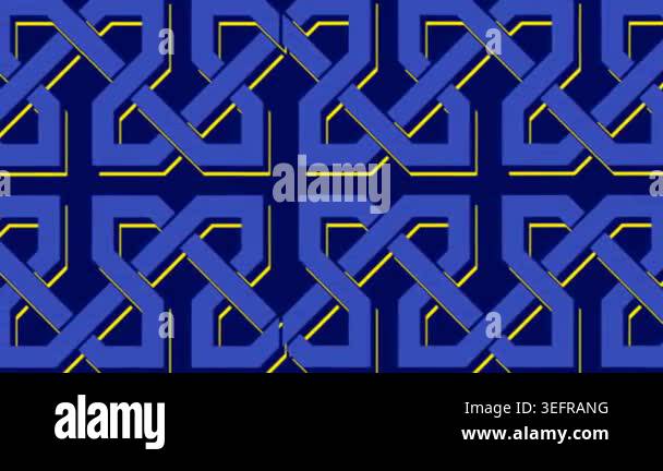 A mesmerizing loopable video featuring an abstract geometric pattern in ...