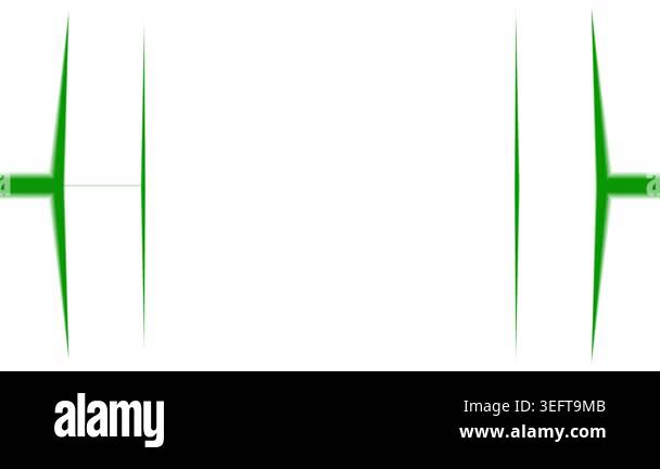 white banner on green background Stock Video Footage - Alamy