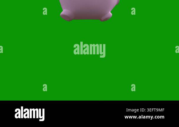 3 d rendering of the green color isolated on a white background Stock ...