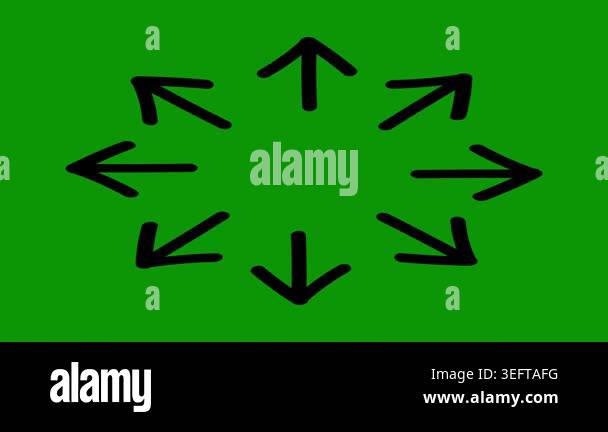 arrows arrows right direction icon Stock Video Footage - Alamy