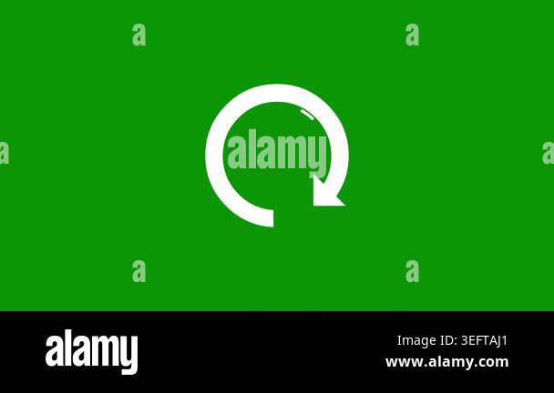 q letter monogram logo icon Stock Video Footage - Alamy