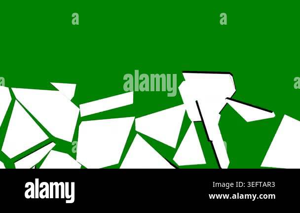 light green, yellow vector background with polygonal shapes ...