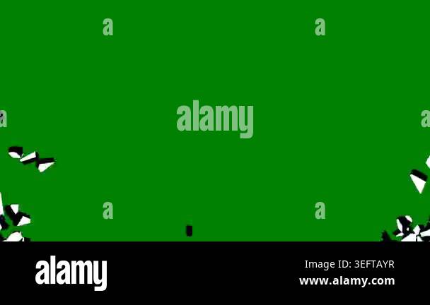green confetti background. holiday background Stock Video Footage - Alamy