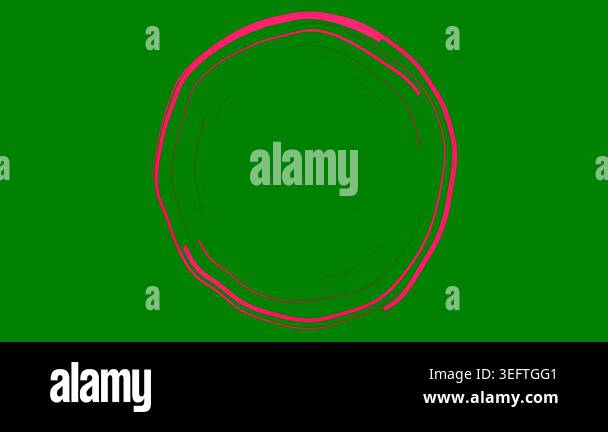 colorful simple gradient line circle design background Stock Video ...