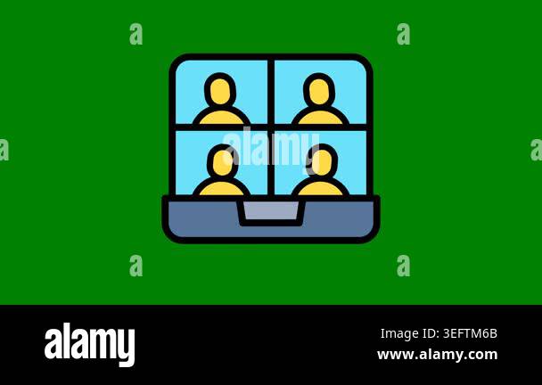 vector icon for personal and commercial use Stock Video Footage - Alamy