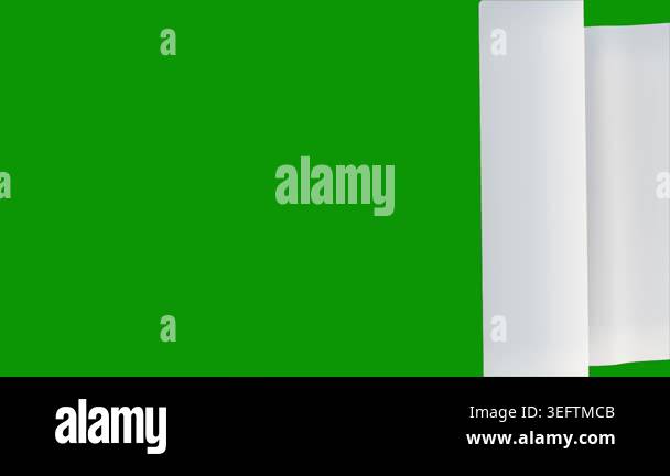 white blank sheet of paper Stock Video Footage - Alamy