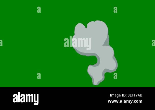 3 d rendering of a white liquid liquid isolated on a green background ...