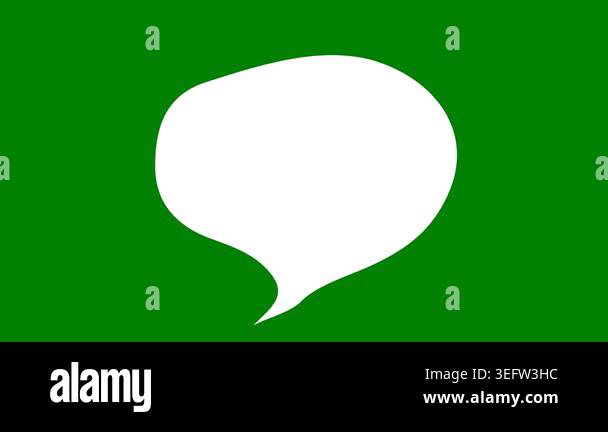 speech bubble icon sign design Stock Video Footage - Alamy