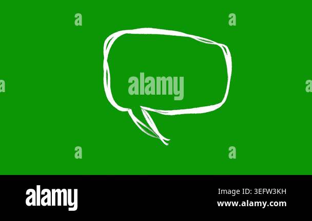 bubble speech bubble hand drawn Stock Video Footage - Alamy