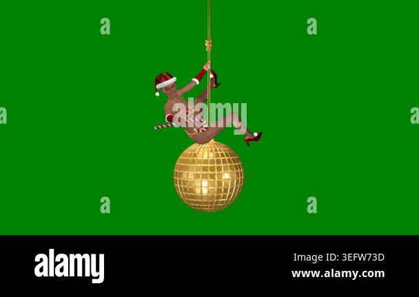 3 d render of a cartoon christmas ball Stock Video Footage - Alamy