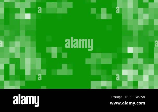 abstract green mosaic background with small squares. vector ...