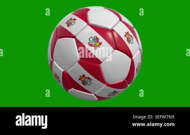 football flag of saint vincent and gregrea national team isolated on ...