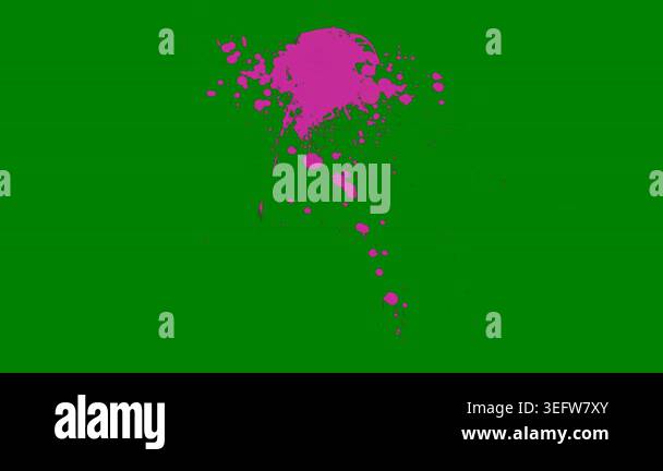 green color paint texture, splashes, brush background, abstract vector ...