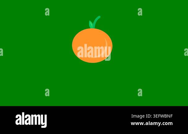 flat icon in vector. leaf Stock Video Footage - Alamy
