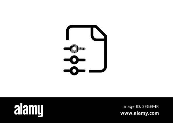 A document icon with circuit board or settings nodes overlay ...