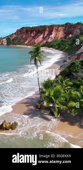 Coqueirinho Beach At Joao Pessoa In Paraiba Brazil. Outdoor Landscape ...