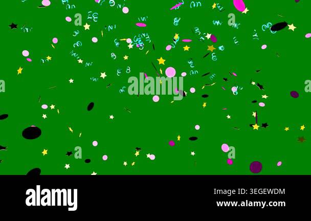 Light green, yellow backdrop with musical shapes Stock Video Footage ...