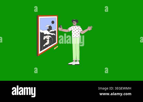 a man with a green flag of brazil on his hand and waving the flag of ...