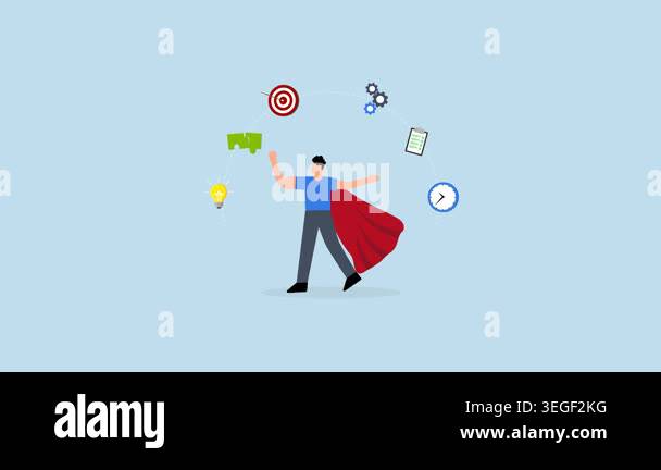 Competence skills, success businessman with competency skills set Stock ...