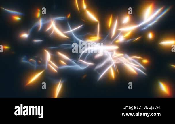 3d animation of charged particles background Stock Video Footage - Alamy