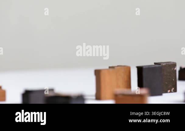 June Summer Month Name Displayed With Vintage Wooden Letterpress ...