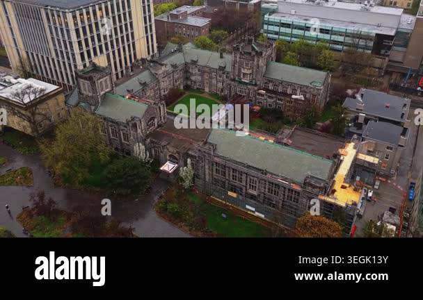 University of Torontos Trinity College showing historic gothic ...