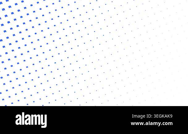 Blue squares grid pattern animation transition background abstract ...