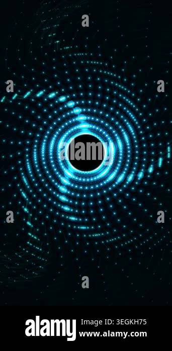 Abstract Glowing Spiral Tunnel Animation Background Loop Stock Video ...