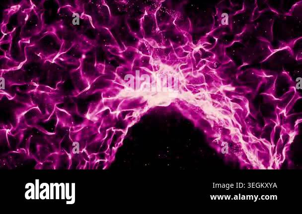 abstract background of purple glowing particles Stock Video Footage - Alamy