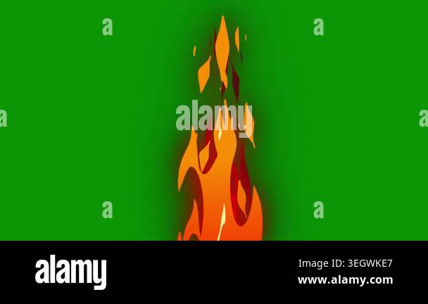 fire flame abstract illustration background Stock Video Footage - Alamy