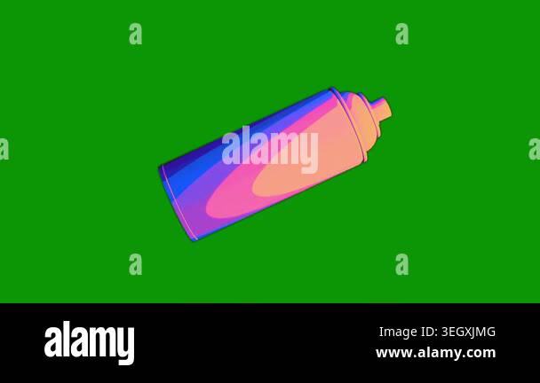 green plastic bottle with water icon isolated on purple background ...