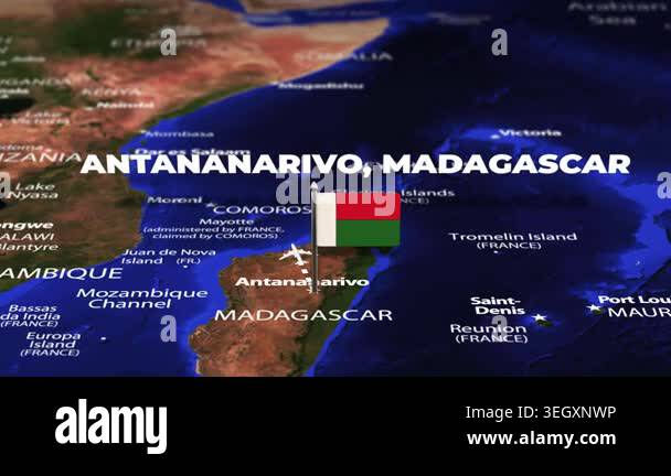 Flight From Antananarivo MADAGASCAR to Ankara TURKEY with flag pins ...