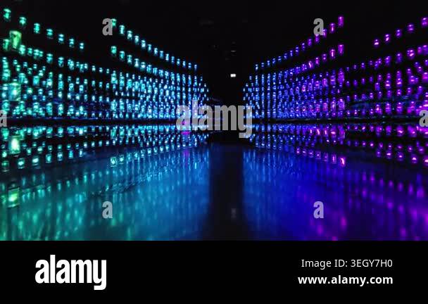 DUBAI, UNITED ARAB EMIRATES - DECEMBER 14, 2025: immersive light ...