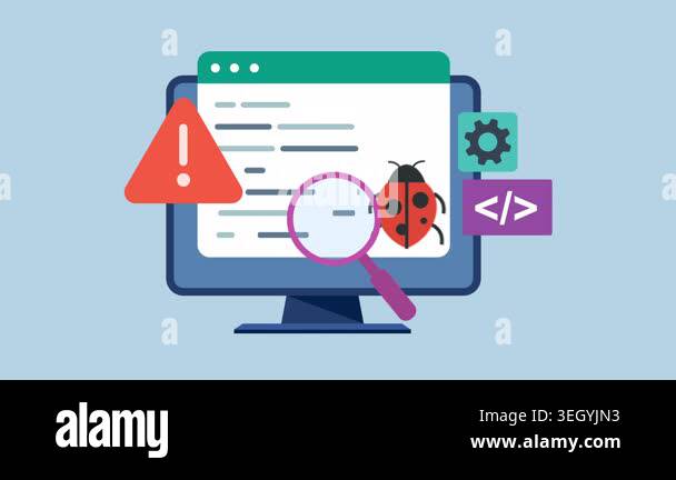 Code Debugging and Error Fixing 2d Animation with Alpha Matte Stock ...