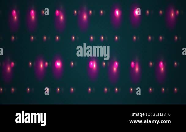 Glowing purple light dots on black background Stock Video Footage - Alamy