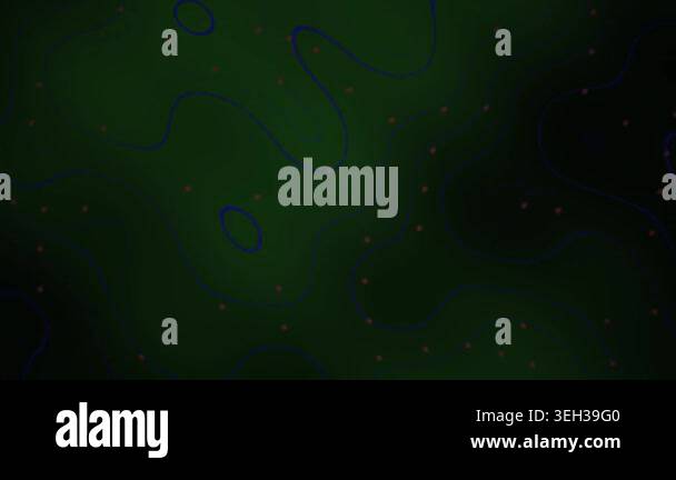 Dark green and black abstract background with blue dots Stock Video ...