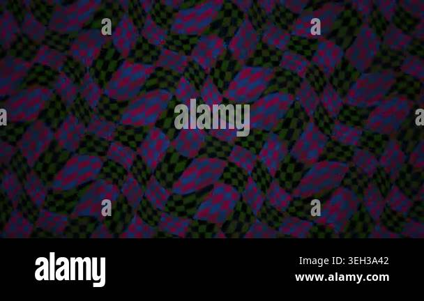 A repeating geometric pattern in shades of purple and black Stock Video ...