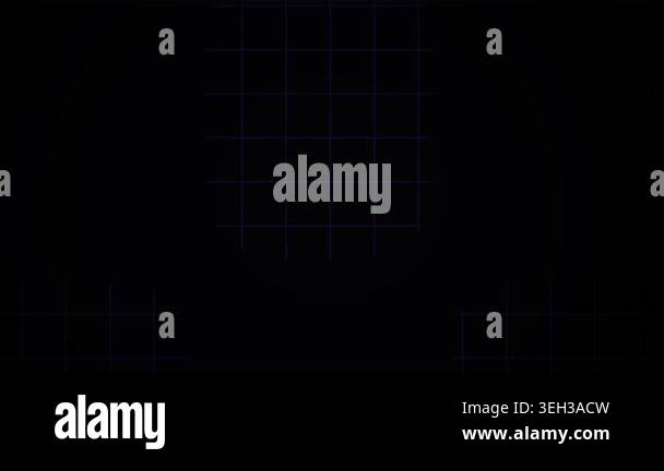 Animated technology background with coding elements and green line ...