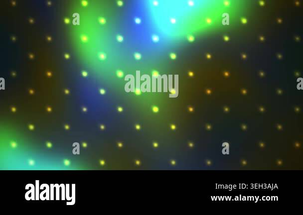 Glowing dots on dark background moving Stock Video Footage - Alamy