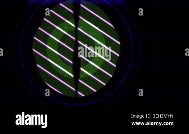 Close-up of a green screen with pink lines Stock Video Footage - Alamy