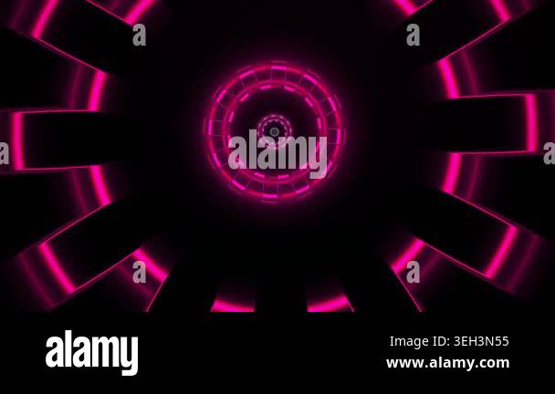 Glowing neon lights in darkness Stock Video Footage - Alamy