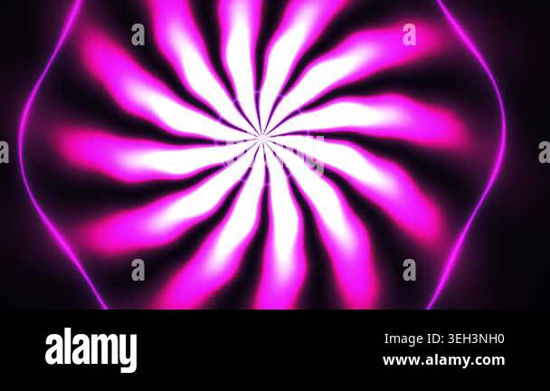 Animated pink light design element on black background Stock Video ...