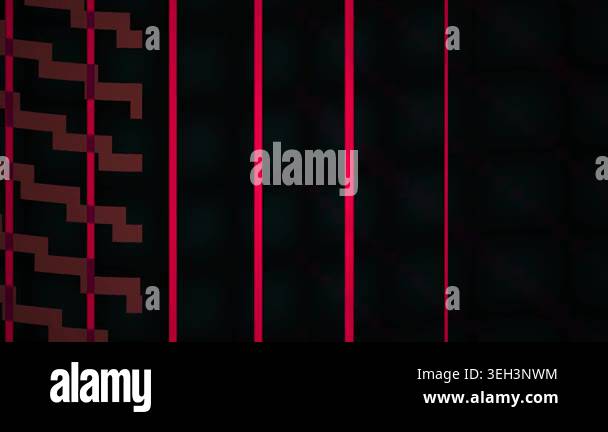 Close-up of red lines on black Stock Video Footage - Alamy
