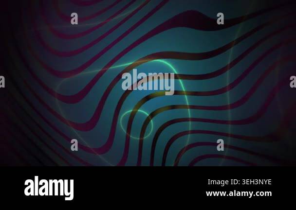 Vibrant wavy lines in shades of blue and green Stock Video Footage - Alamy