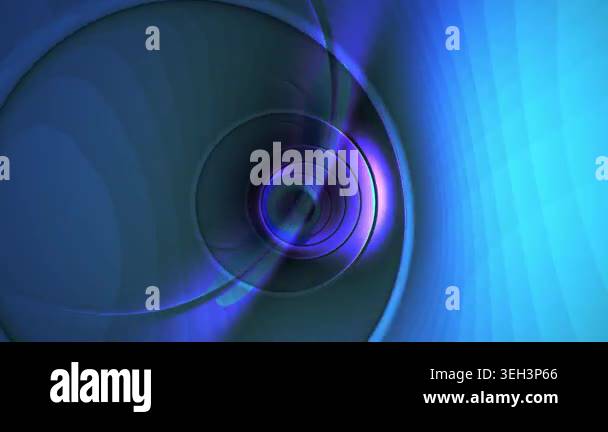 Concentric blue circles on gradient backdrop Stock Video Footage - Alamy