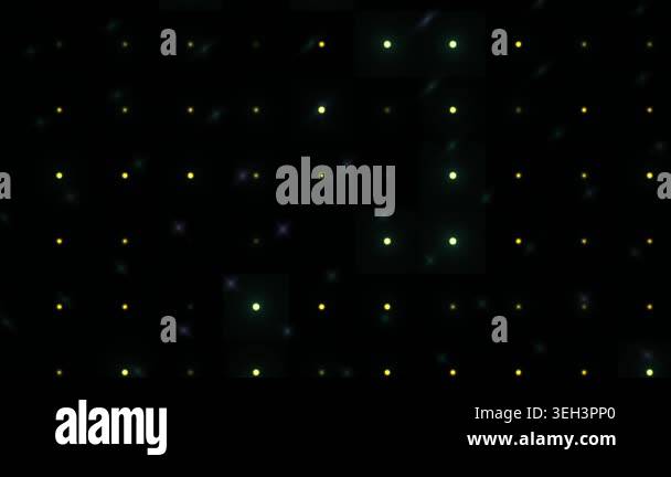 Glowing dots on a black background Stock Video Footage - Alamy