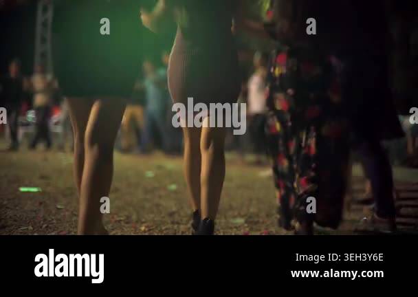 Drum leads halay dance at night wedding in Sivas Turkey with rhythm ...