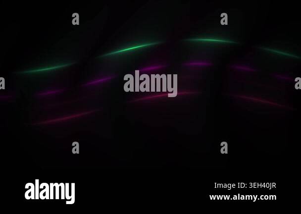 Glowing neon lights on a dark background Stock Video Footage - Alamy