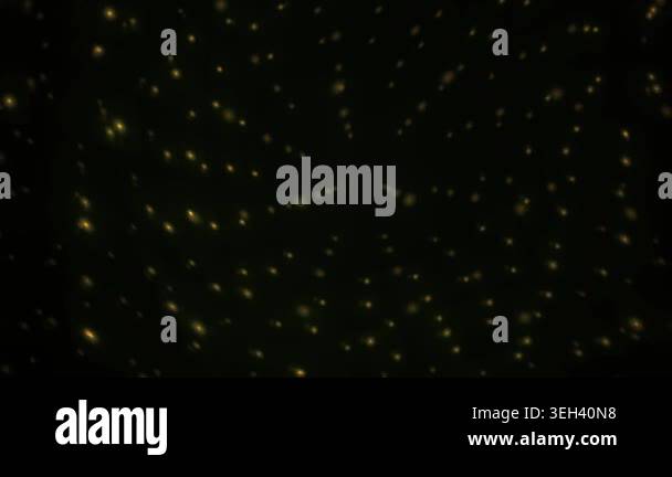 Glowing green particles on black background Stock Video Footage - Alamy